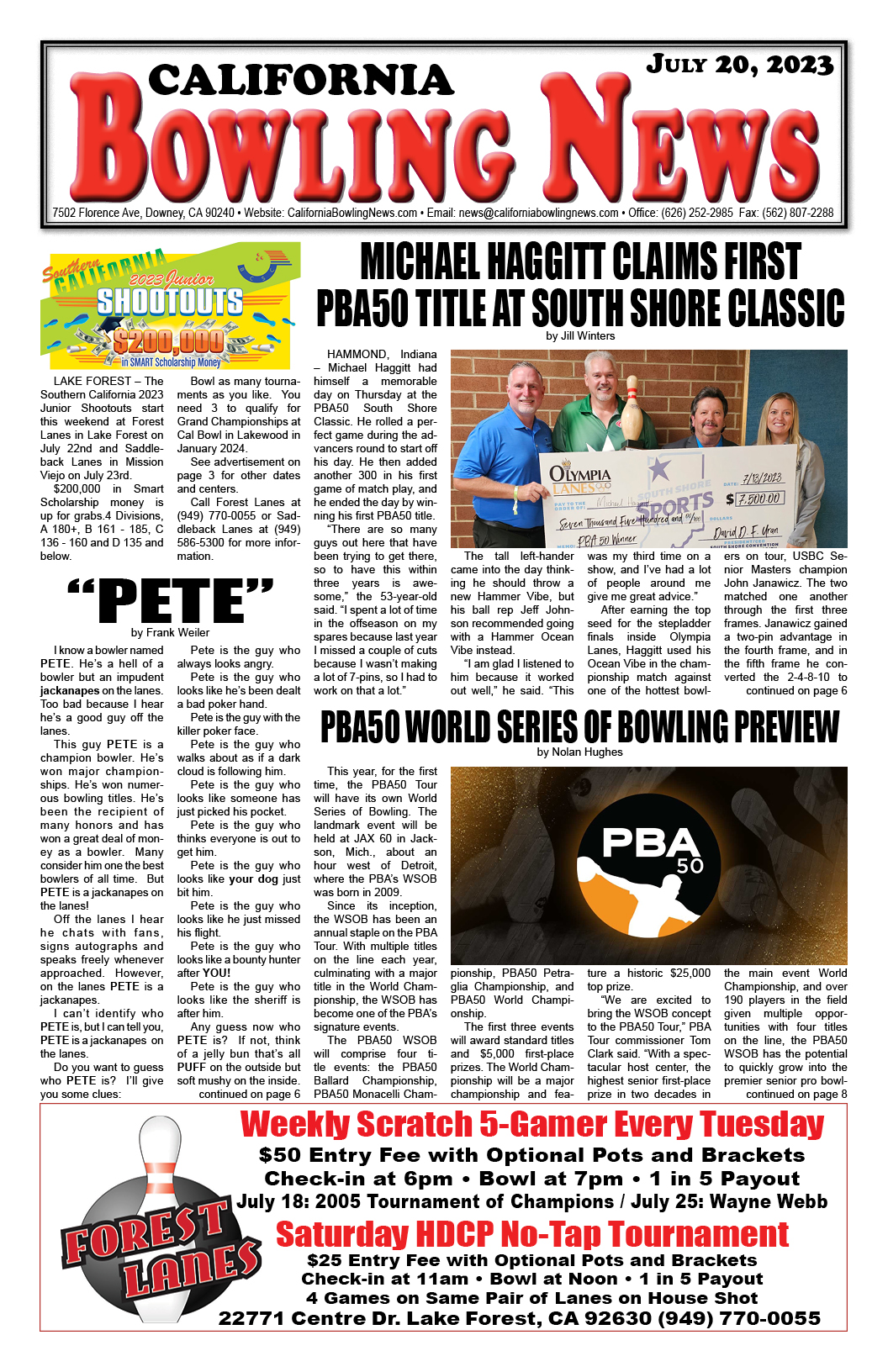 2023 – California Bowling News