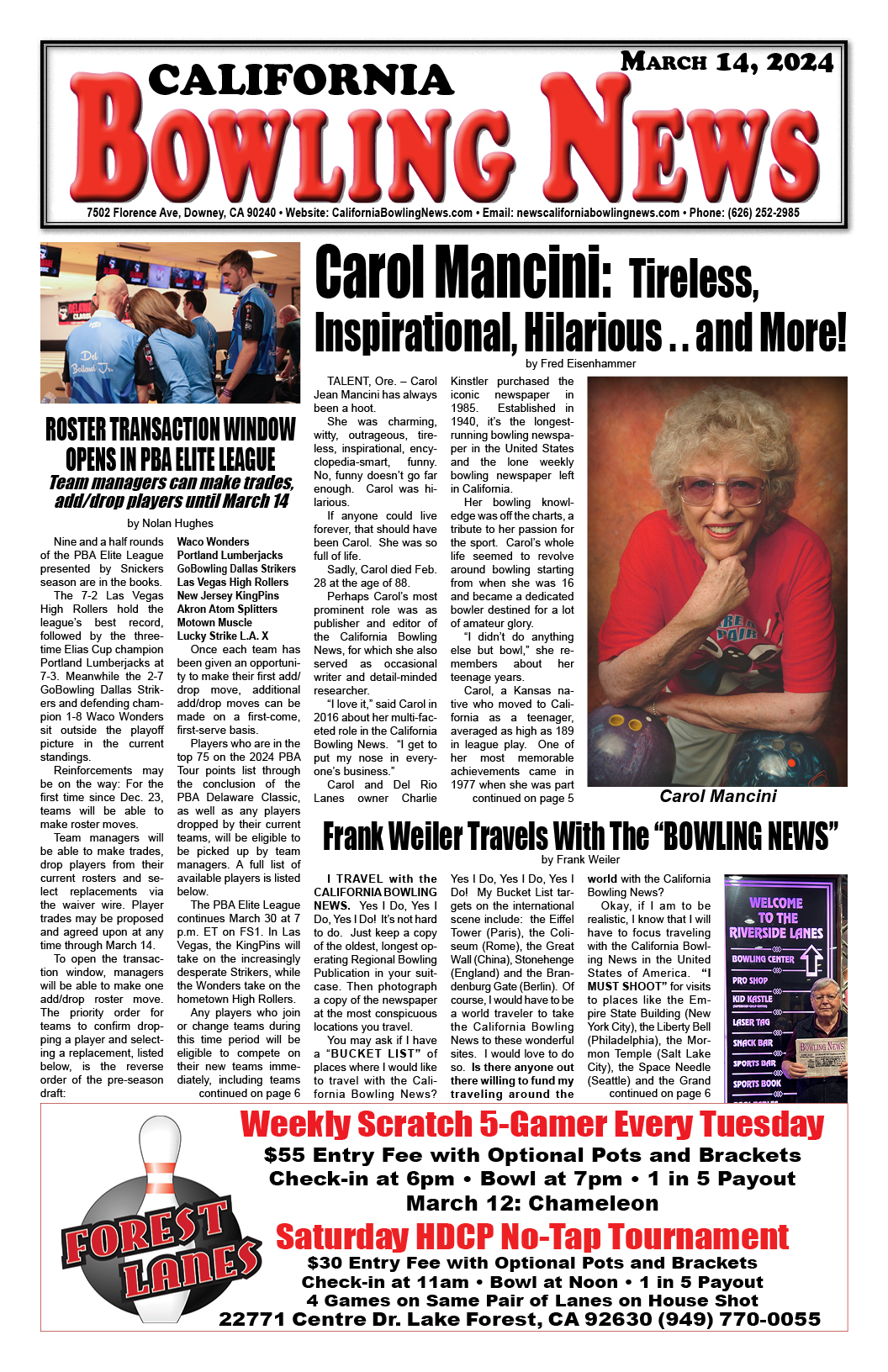 2024 – California Bowling News