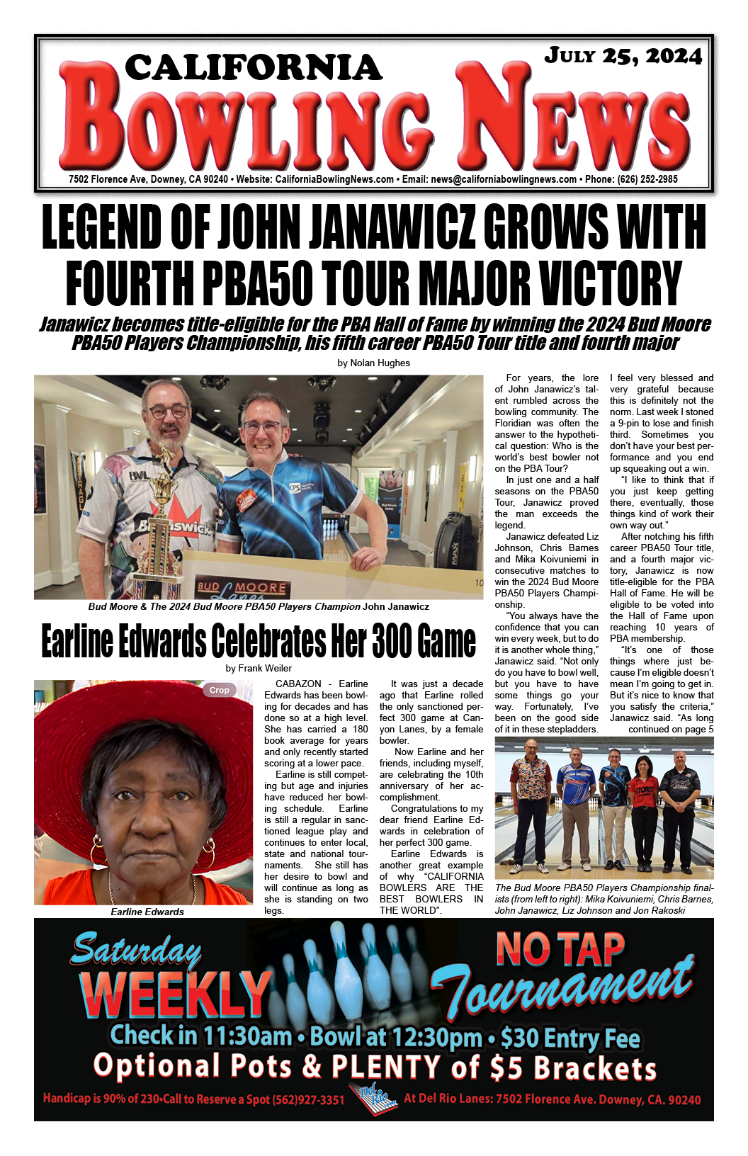 California Bowling News