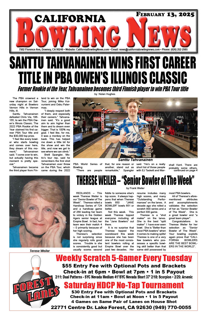 2025 – California Bowling News